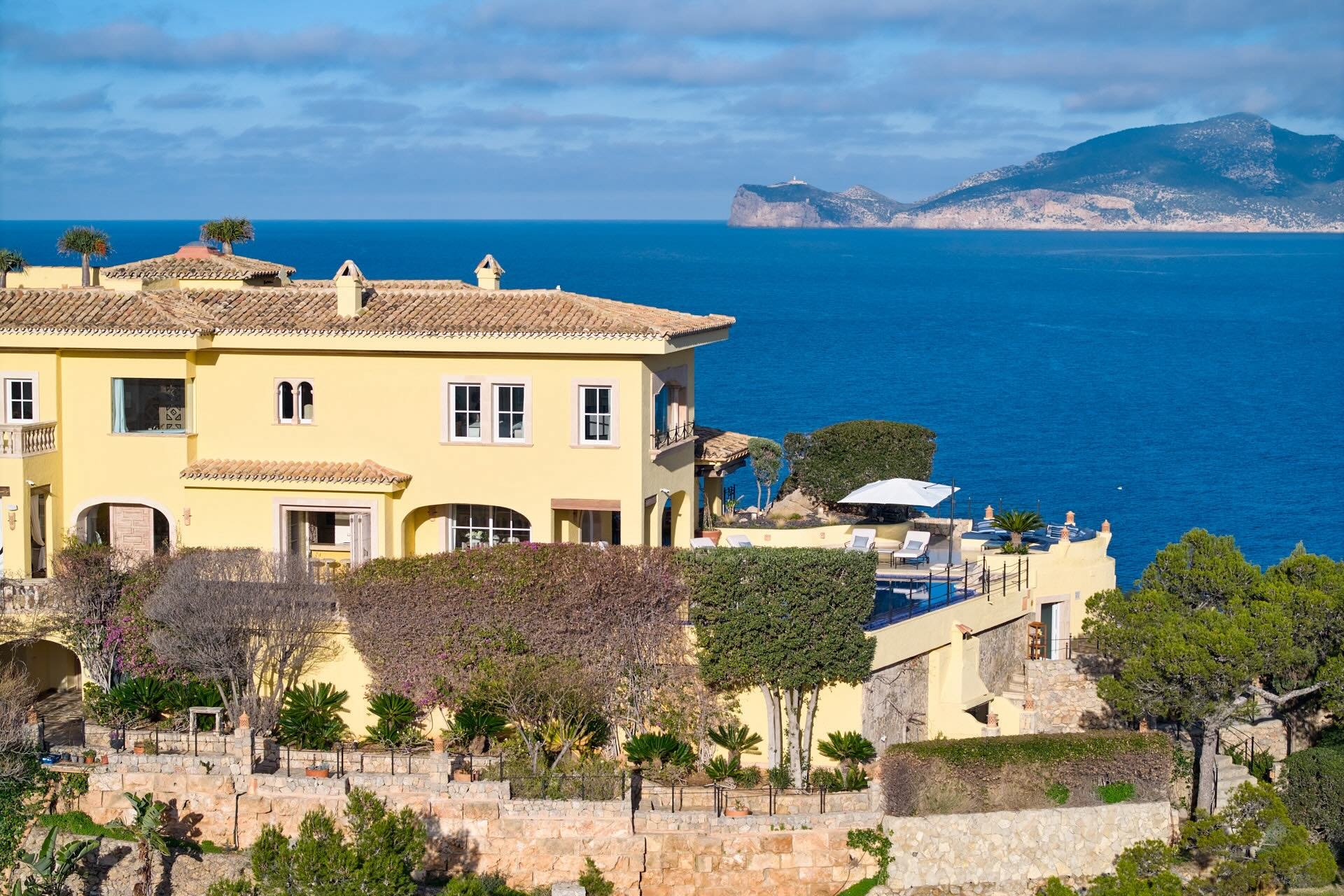 Villa Yellow Castle in Puerto Andratx, Holiday Villa by Mallorca Collection